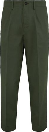 Bomboogie Homme, Pantalons, Vert, Taille: W33 Carrot Fit Pantalons