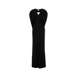 Stella McCartney V-Neck Cut-Out Dress - - Dresses - Damen - Schwarzk - S