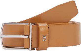 Calvin Klein Ceinture Femme Must Square Buckle en Cuir, Marron (Lion), 90 cm