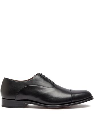 Grenson chaussures oxford Nate &agrave; bout contrastant - Noir