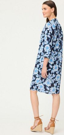 Olsen Midikleid mit Allover-Dessin