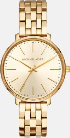 Michael Kors Pyper - Montre en acier inoxydable avec mouvement à 3 aiguilles - Doré