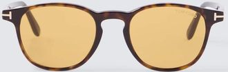 Tom Ford Runde Sonnenbrille Holt