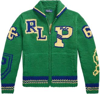 Polo Ralph Lauren Varsity-inspired Wool Full-zip Sweater 710b23904001
