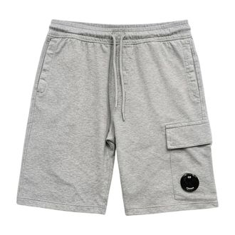 C.P. Company C.p. Company, Homme, Shorts, Gris, Taille: S Bermuda Cargo Light Fleece