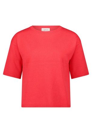 Cartoon Kurzarmshirt Damen mit Rundhalsausschnitt (1-tlg)