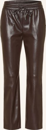 Juvia 7/8-Hose Rosa In Lederoptik braun