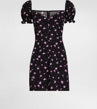 Dolce & Gabbana Kleid Mit Nelken-print - Frau Kleider Mehrfarbig 46