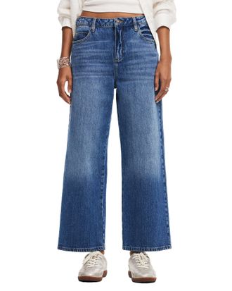 Desigual Damen Woman Denim Long Trouser Jeans, Blau, 38 EU