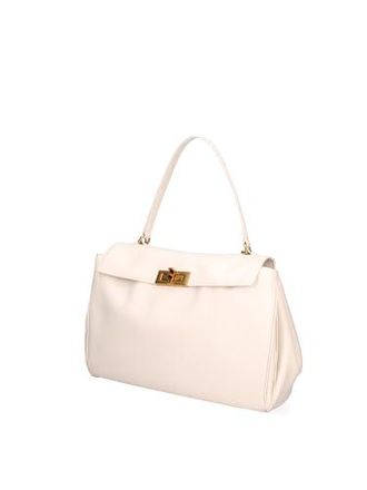 Gave Lux Sac à bandoulière en cuir véritable pour femme Made in Italy 34x25x12 cm GLX22220023FBG, beige, Taille unique
