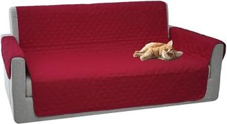 Comart Majestic Sofabezug - Sofabezug mit Armlehnen, gesteppter Überwurf - wendbar - Kratzfest - für Hunde und Katzen - maschinenwaschbar - rutschfest - Bord