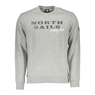 North Sails Grauer Langarm-Crewneck-Sweatshirt - - Sweatshirts & Hoodies - Herren - Grau - S