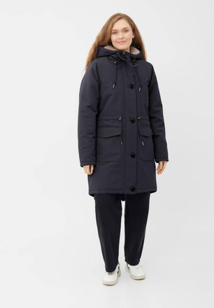 Derbe Winterjacke DERBE Festholm, Damen, Gr. 34, navy_cobblestone, Obermaterial: 100% Polyester; Füllung: 100% Polyester; Futter: 100% Polyester, normal, Wi