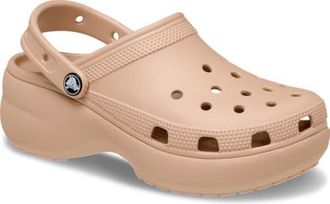 Crocs Womens Classic Platform Clog 37-38 EU Pink Caramel