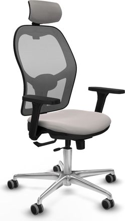 Piqueras y Crespo Buena Jorquera Schreibtischstuhl mit 3D-Armen, h&ouml;henverstellbarer Lendenwirbelst&uuml;tze und h&ouml;henverstellbarem Kopfteil und Neigungsverstellung. Ausgesta