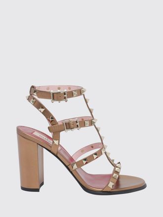 Valentino Garavani Sandales &agrave; Talons Femme couleur Or