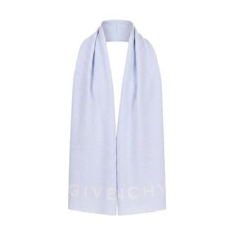 Givenchy Jacquard-Schal - - Accessories - Damen - Blau - ONE SIZE