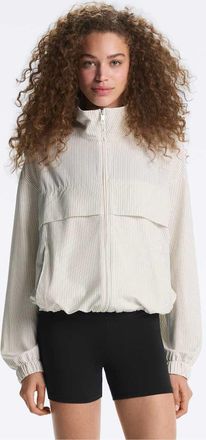 Oysho Oysho - Veste ray&eacute;e en tissu stretch avec superposition - Blanc cass&eacute;