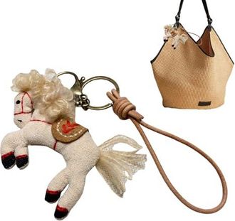 Generico Porte-cl&eacute;s cheval - Nouvel An 2026 porte-bonheur mignon ornement - Porte-cl&eacute;s pour le Nouvel An chinois - pour femme, homme, &eacute;pouse, famille, amis, sa