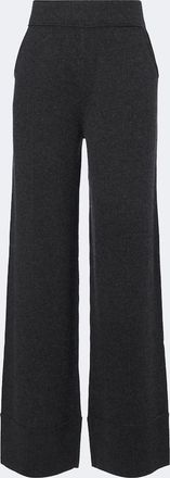 Jardin Des Orangers Weite Hose aus Wolle und Kaschmir