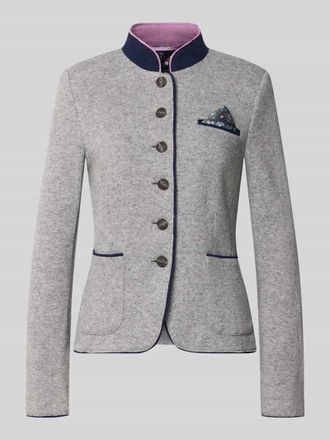 White Label Blazer aus Woll-Mix mit Einstecktuch