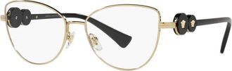 Versace Femme, Accessoires, Multicolore, Taille: 55 MM Ve1284 Optical Frame