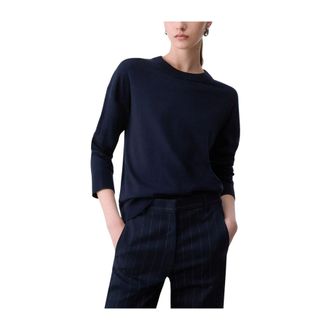 Liu Jo Pull en Laine M&eacute;lang&eacute;e - Femme - Pulls - Bleu - Taille: 42 FR