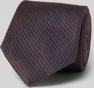 Willen Krawattenfabrik Krawatte aus Seide mit Strukturmuster (7,5 cm)