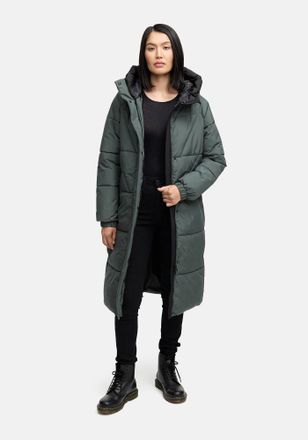 Marikoo Winterjacke MARIKOO Yaskaa, Damen, Gr. XL, gr&uuml;n (stone gr&uuml;n), Obermaterial: 100% Polyester. Futter: 100% Polyester. Wattierung: 100% Polyester. &Auml;rmelf