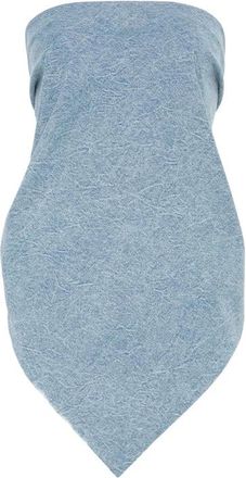 A Gold E Femme, Tops, Bleu, Taille: ONE Size Maria McManus Bandana Top