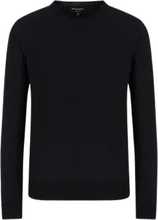 Emporio Armani Homme, Pulls, Noir, Taille: XL Pull en pure laine vierge