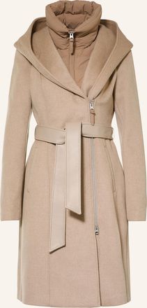 Mackage Wollmantel Shia-Slbz Mit Herausnehmbarer Blende beige