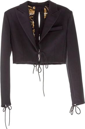 Versace Jeans Couture Femme, Vestes, Noir, Taille: 40 FR Tecno Cady Giacca