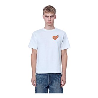 Human Made Logo Motiv T-Shirt - - Tops - Herren - Wei&szlig; - L