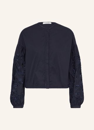 Dorothee Schumacher Dorothee Schumacher Bluse Embroidered Beauty Mit Lochspitze blau