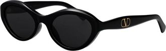 Valentino Garavani Femme, Accessoires, Noir, Taille: 52 MM Lunettes de soleil Vg0008S
