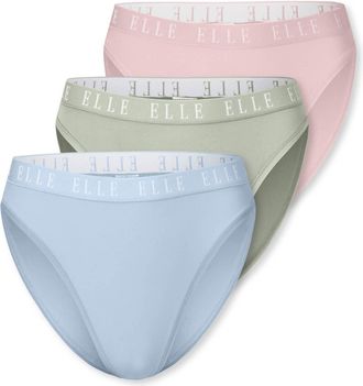 Elle Slip High Leg - ELLE LOGO