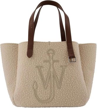 J.W.Anderson Shopper & Totes - Belt Shopper Bag - Wool - Beige - Gr. unisize - in Beige - für Damen