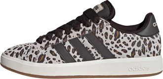 adidas Damen Grand Court Base 00s Shoes, Crystal Linen/Aurora Coffee/core White, 41 1/3 EU