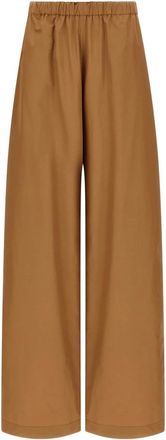 Fabiana Filippi Femme, Pantalons, Brun, Taille: 36 FR Cotton Poplin Pantalons