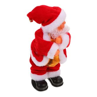 Cabilock Elektrischer Weihnachtsmann H&uuml;pfender Santa Claus f&uuml;r Weihnachtsdekoration Lustige Tanzfigur f&uuml;r Weihnachtsfeiern und Festlichkeiten