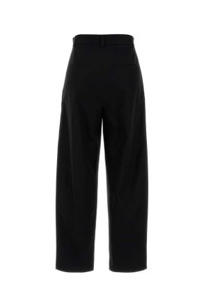 Max Mara Womens Black Cotton Duomo Pant Nero Exterior: Pantaloni Trousers