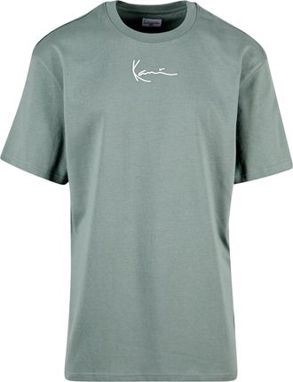 Karl Kani Herren KM-TE011-106-02 KK Small Signature Essential Tee Dusty Green, XS