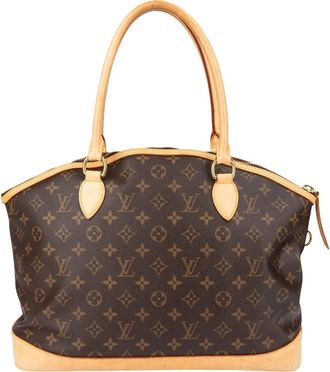 Louis Vuitton Crossbody Bags - Louis Vuitton Canvas Monogram Lockit Horizontal Ha - Gr. unisize - in Braun - für Damen
