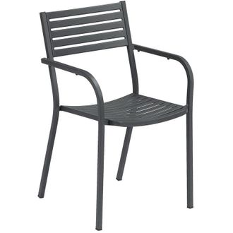 Emu Gebraucht] EMU Segno Segno Gartenarmlehnstuhl Gartenstuhl Designstuhl Au&szlig;en Antikeisen B-Ware