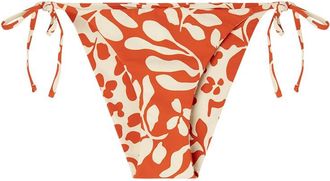 Women'secret Damen Side String Bikini Brief Bitone Rack Bikinihose, rot, S