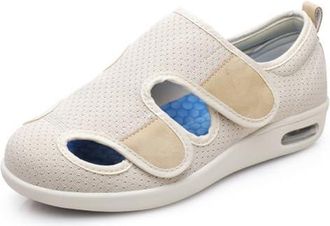 Generic Chaussures Extra Larges Femmes Hommes, Coussin dair antidérapant Pieds Nus Pieds gonflés Baskets Mousse à mémoire de Forme Chaussures orthopédiques,Be