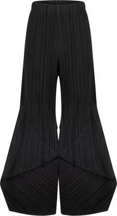 Issey Miyake Femme, Pantalons, Noir, Taille: 46 FR Pantalons