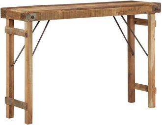vidaXL Konsolentisch 110x35x76 cm Massivholz Recycled - Vidaxl