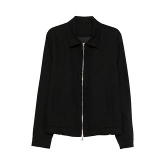 Costumein Schwarze Jacke mit Rei&szlig;verschluss und Kragen - - Jackets - Herren - Schwarzk - M